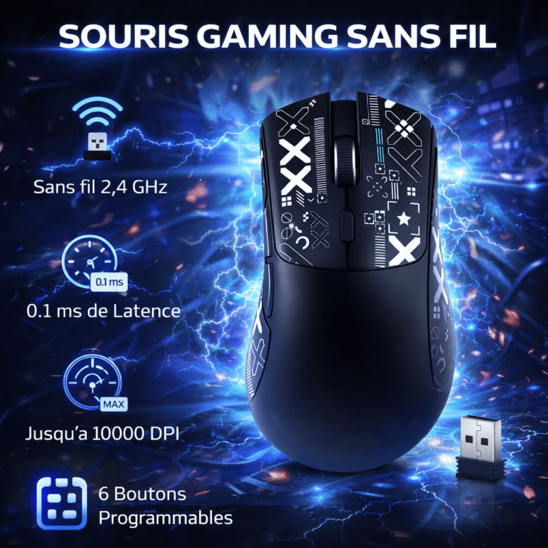 Souris Sans Fil XB Wireless Mouse – Design Moderne & Précision – Doshift
